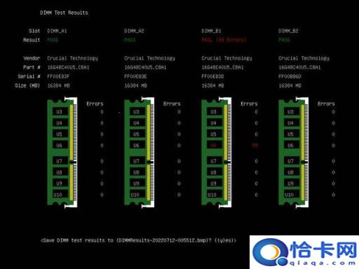 memtest86错误多少算内存坏(memtester测试内存) – 恰卡网